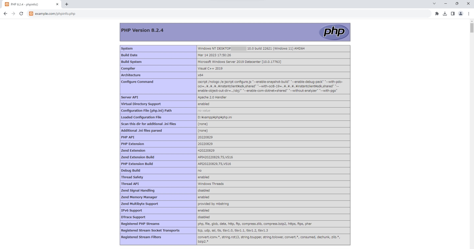 phpinfoを作成して確認するまでの手順を詳しく解説。phpの設定値やモジュールの動作確認などに便利！